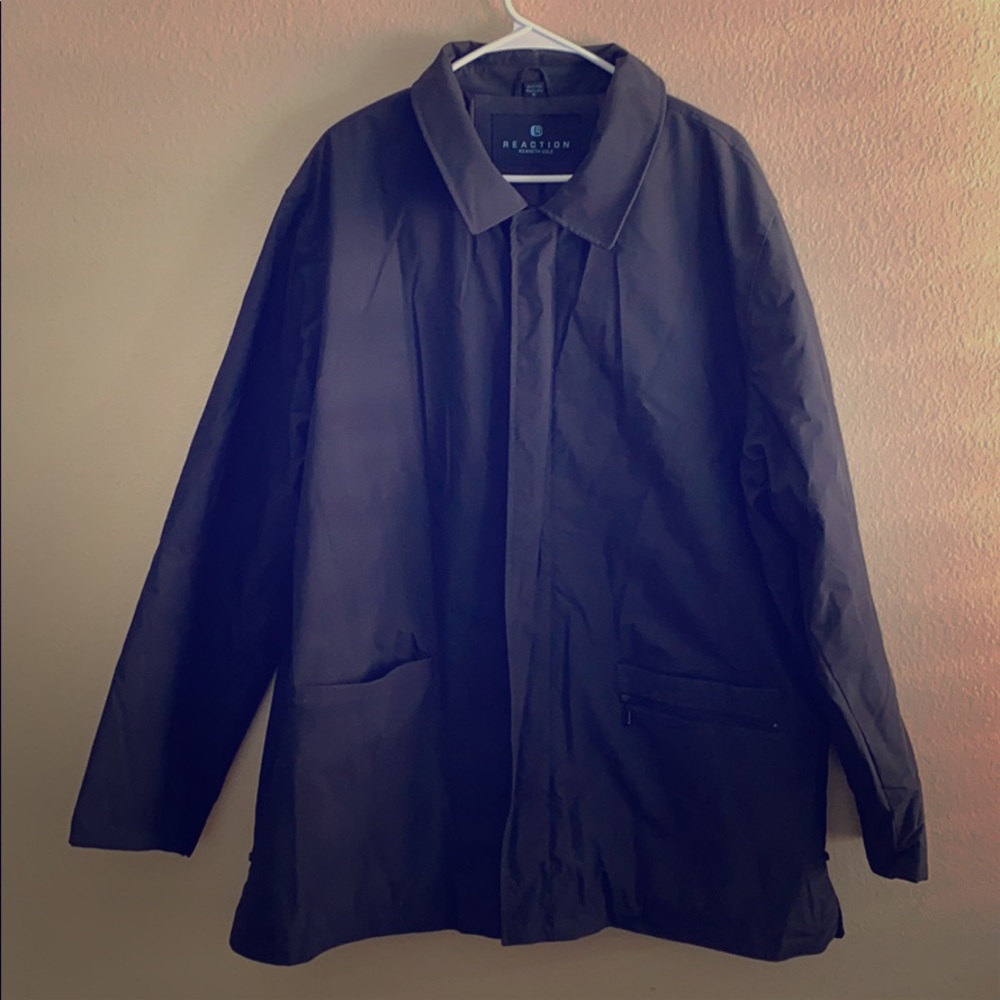 Kenneth Cole Men’s Black Utility Heavy Jacket Xl Euc - Gem